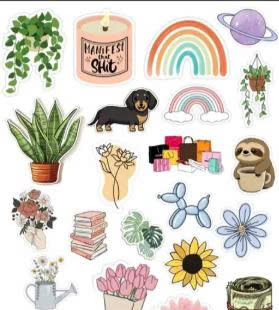 sticker aesthetic – Xu hướng sticker sáng tạo giúp thể hiện cá tính ...